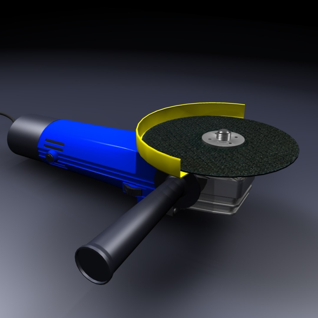 Angle Grinder 3d Model