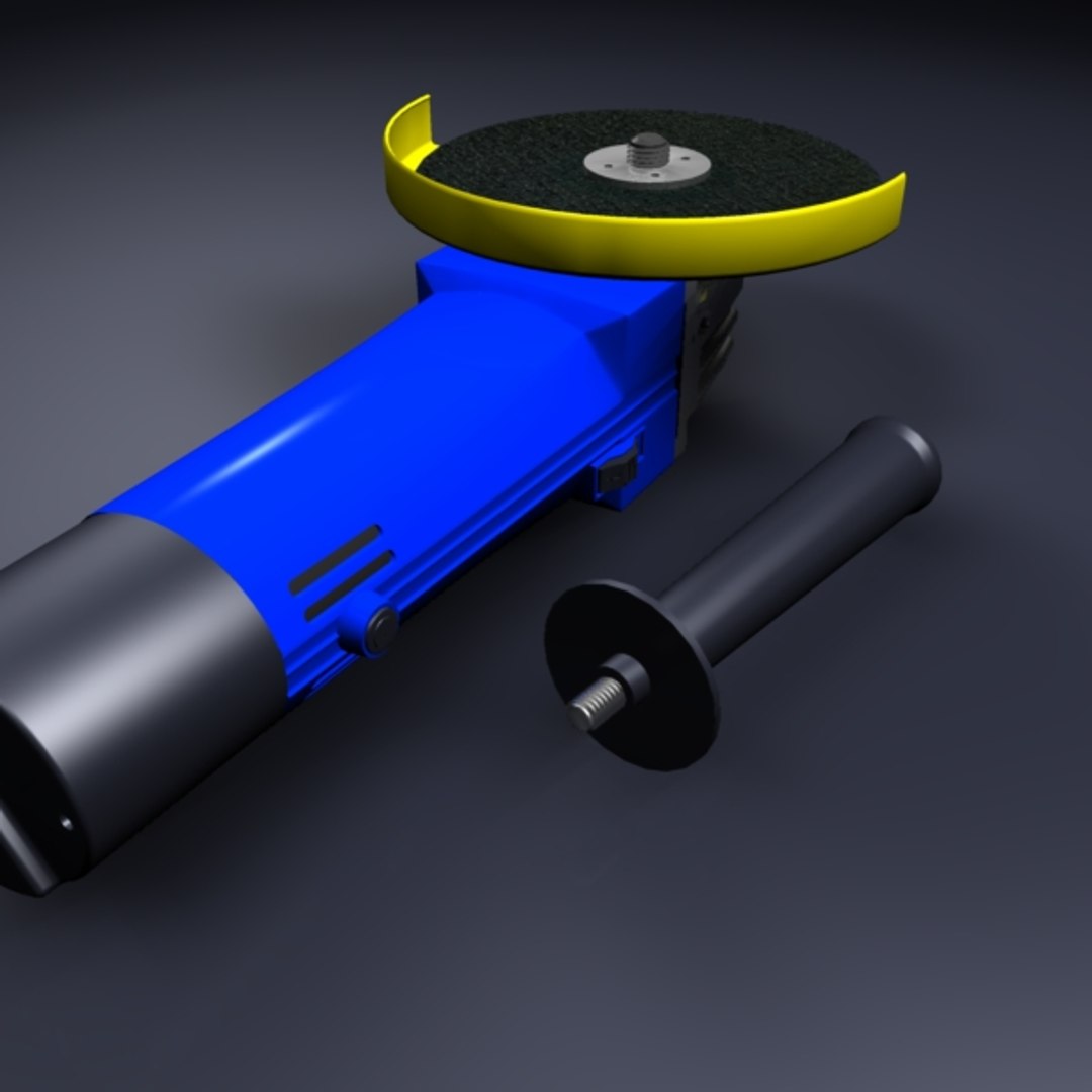 Angle Grinder 3d Model