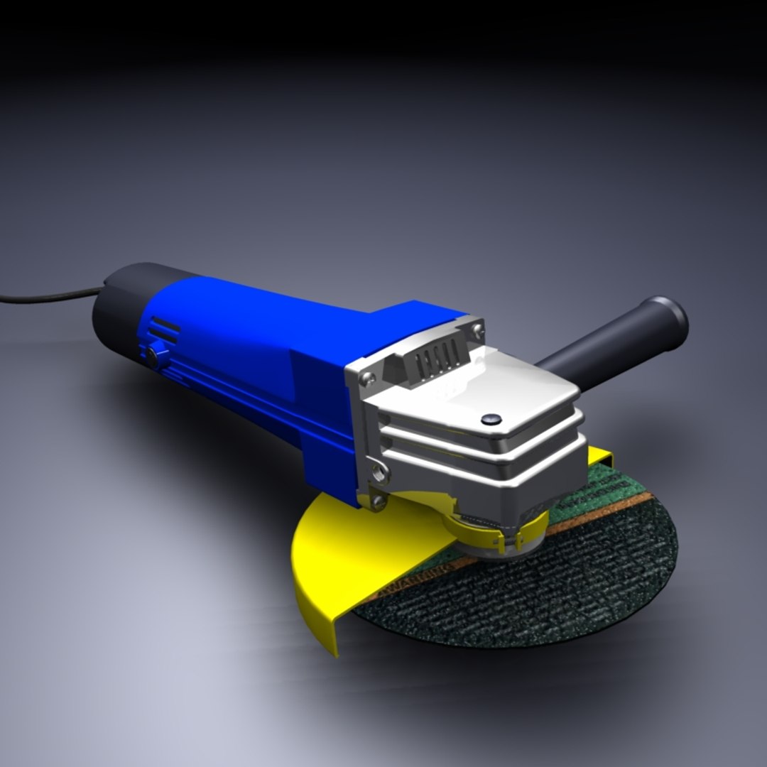 Angle Grinder 3d Model