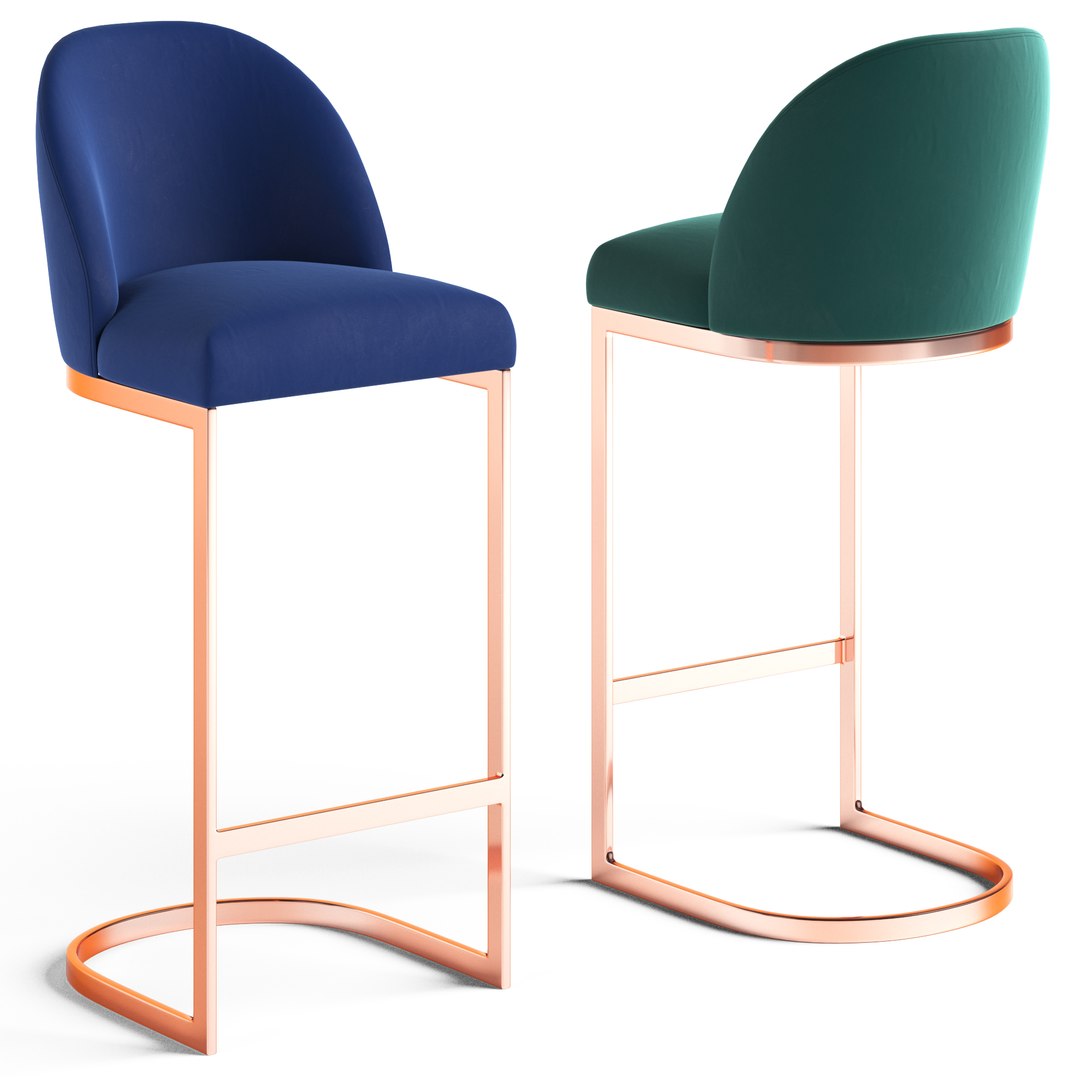 3D Cult Living Matteo Bar Stool Model - TurboSquid 2173508