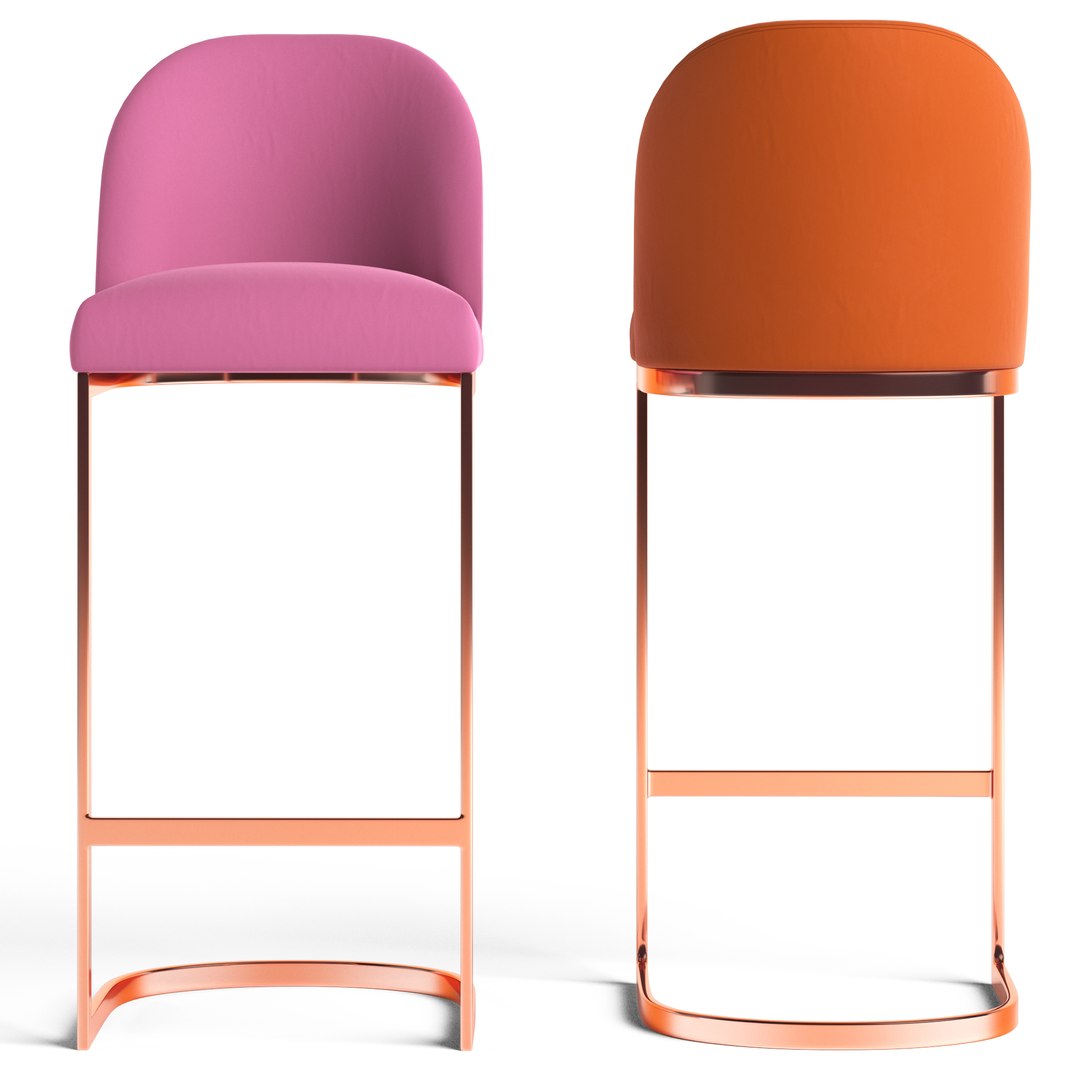 3D Cult Living Matteo Bar Stool Model - TurboSquid 2173508