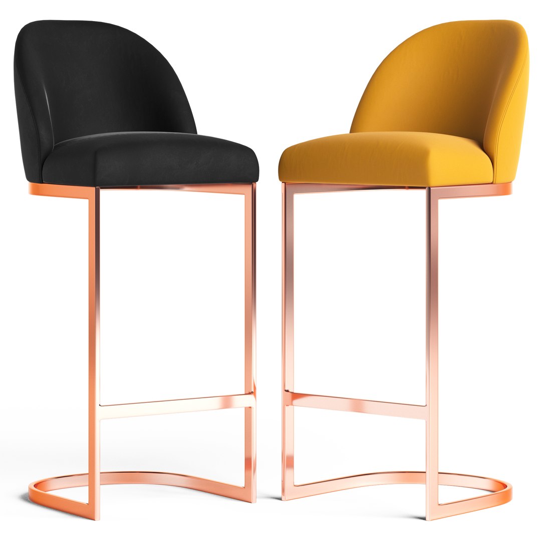 3D Cult Living Matteo Bar Stool Model - TurboSquid 2173508