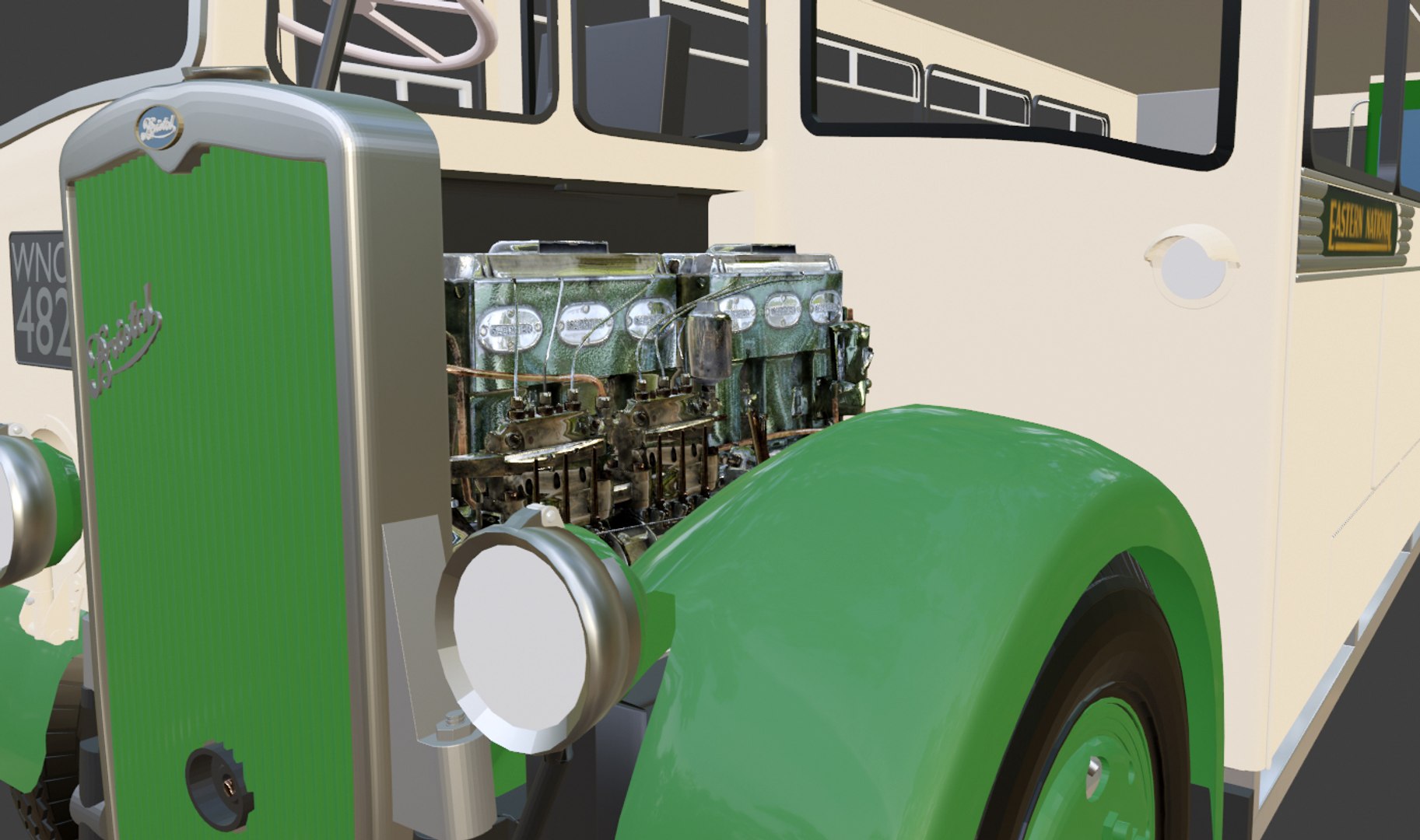 1953 Bristol Ksw 5g 3D - TurboSquid 1509420