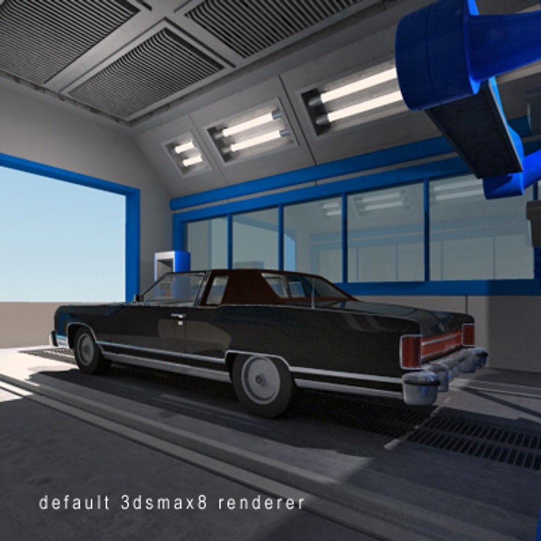 3ds max automatic car wash