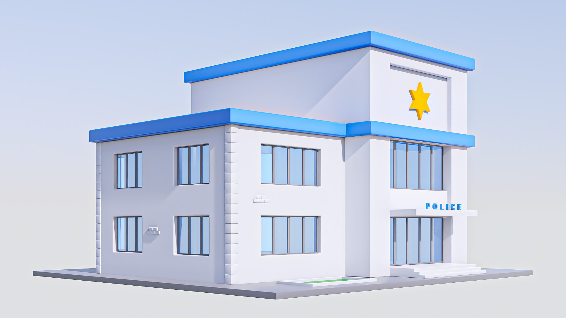 3D Police - TurboSquid 2268240