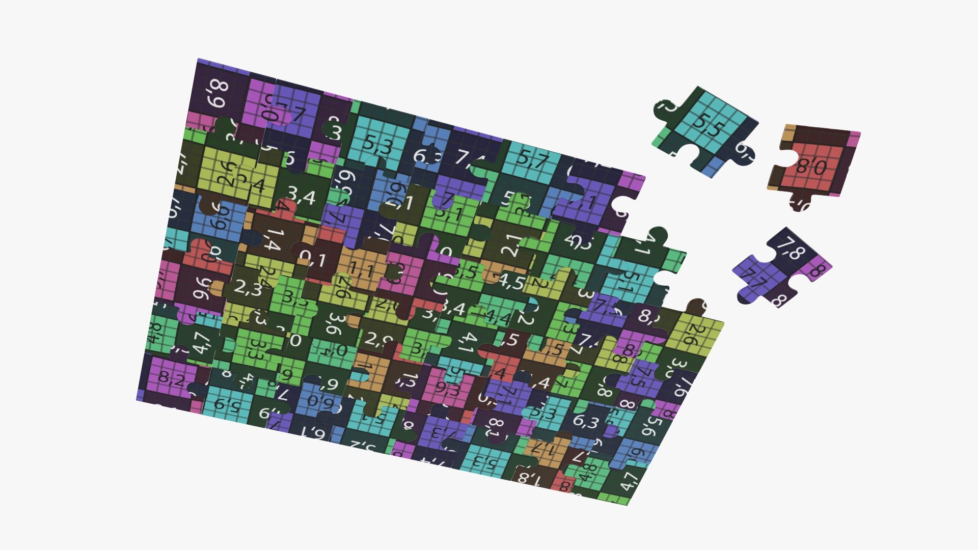 Jigsaw puzzle piece 3D model - TurboSquid 1658040