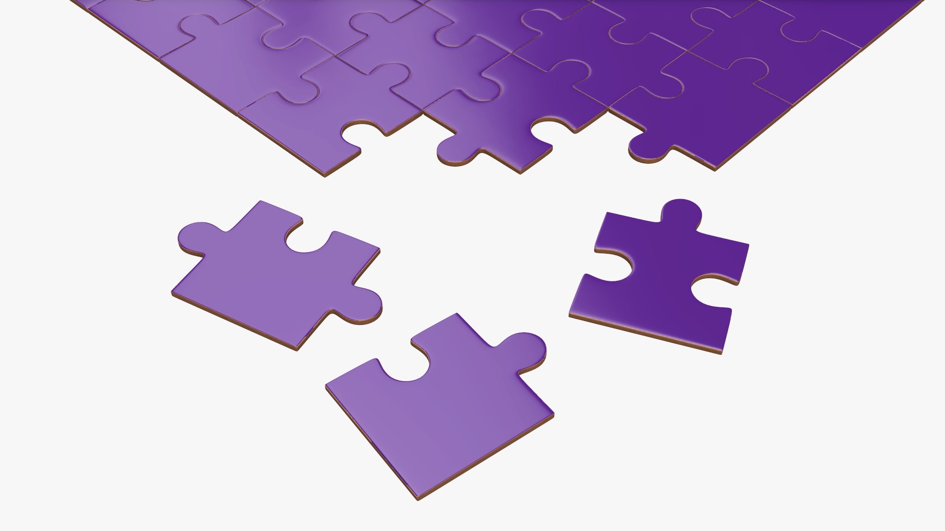 Jigsaw puzzle piece 3D model - TurboSquid 1658040