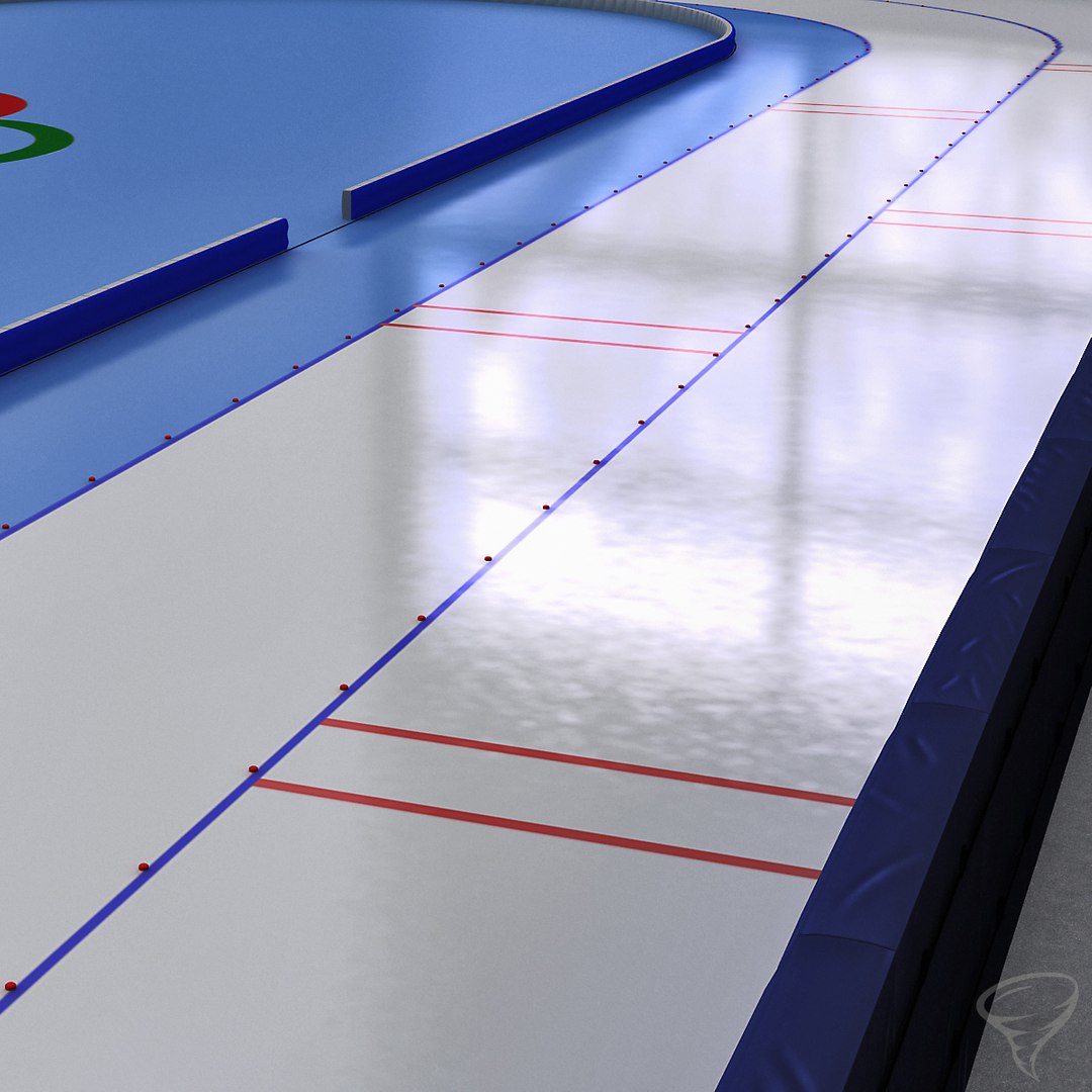 3d Model Speed Skating Rink