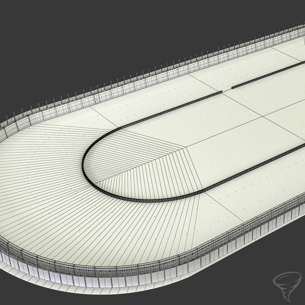 3d model speed skating rink