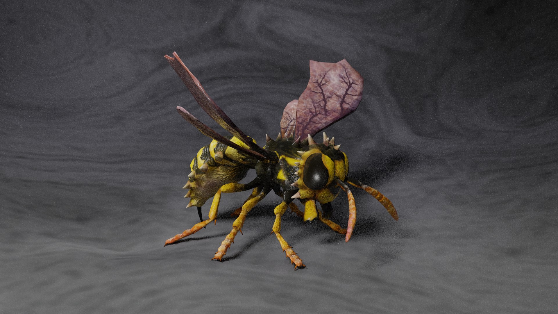 Wasp Monster Bat Wings 3D Model - TurboSquid 1660780