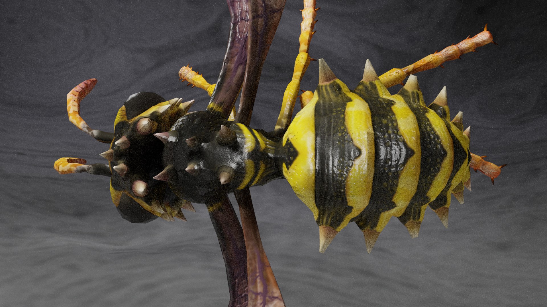 Wasp Monster Bat Wings 3D Model - TurboSquid 1660780