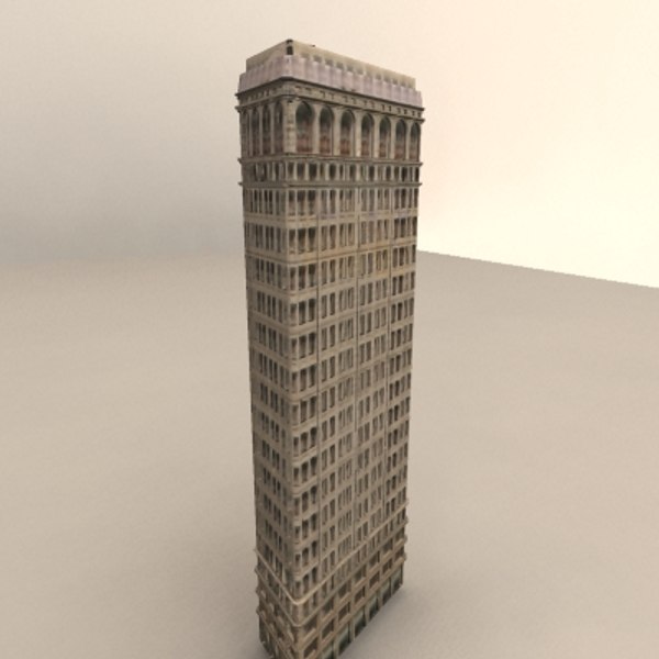 3d model flatiron building new