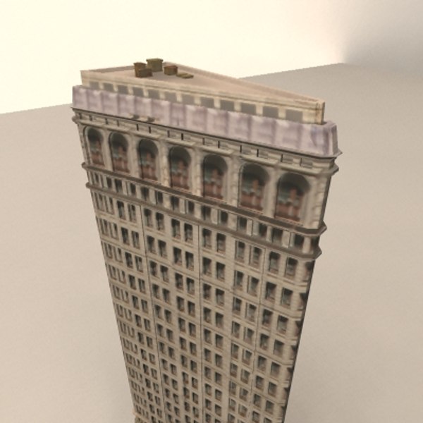 3d model flatiron building new