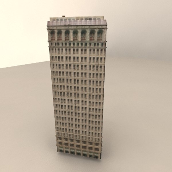 3d model flatiron building new