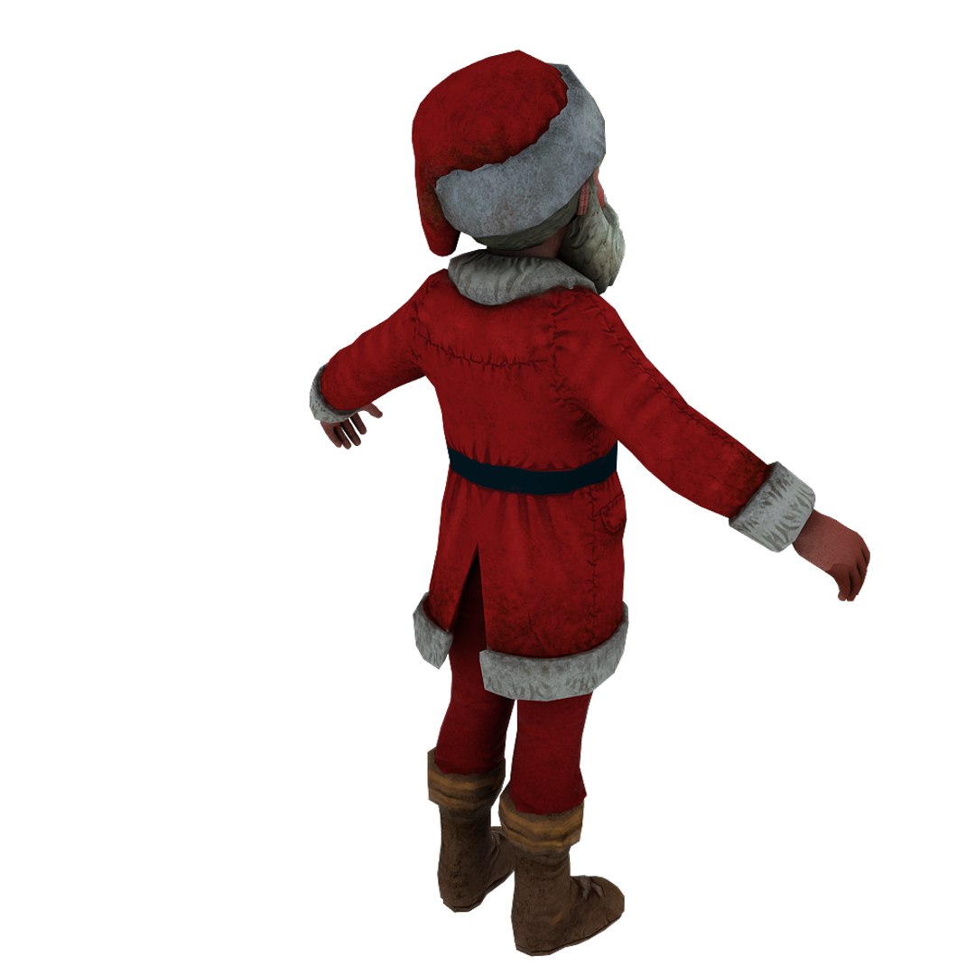 3D santa low-poly - TurboSquid 1461613