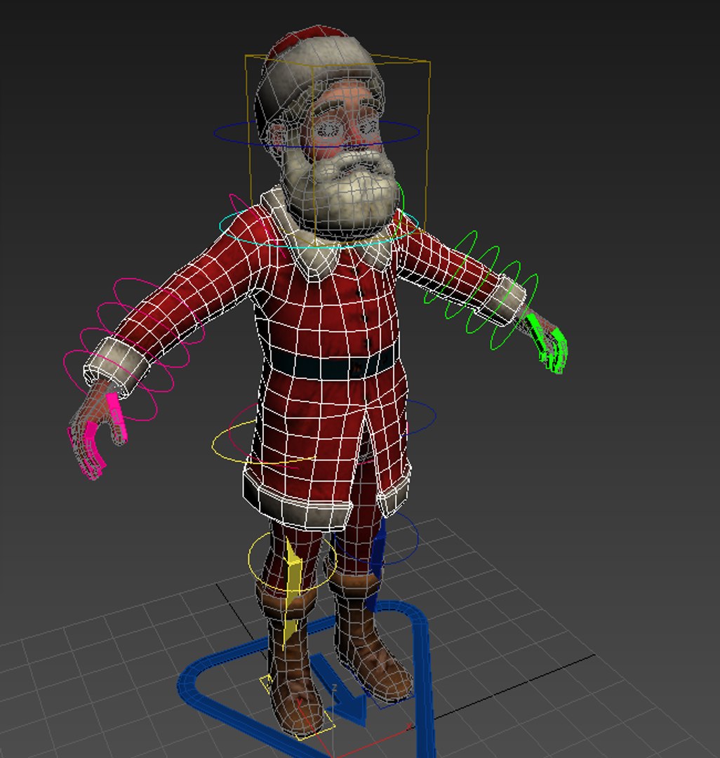 3D santa low-poly - TurboSquid 1461613