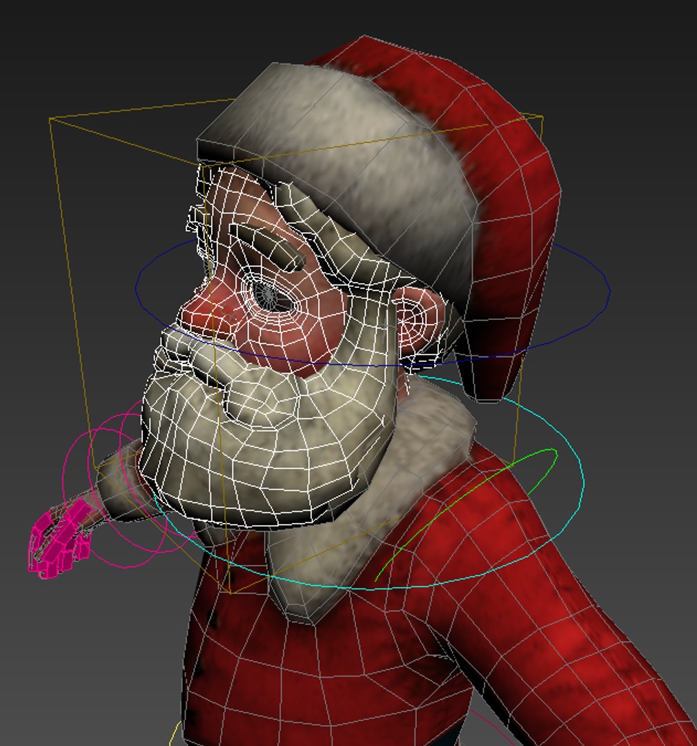 3D santa low-poly - TurboSquid 1461613