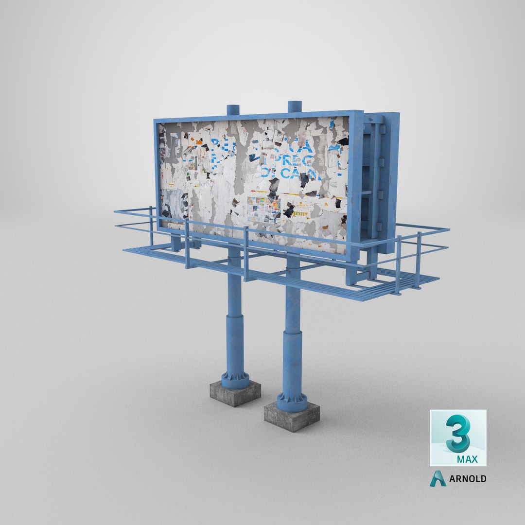 3D Model Billboard 9 - TurboSquid 2109244