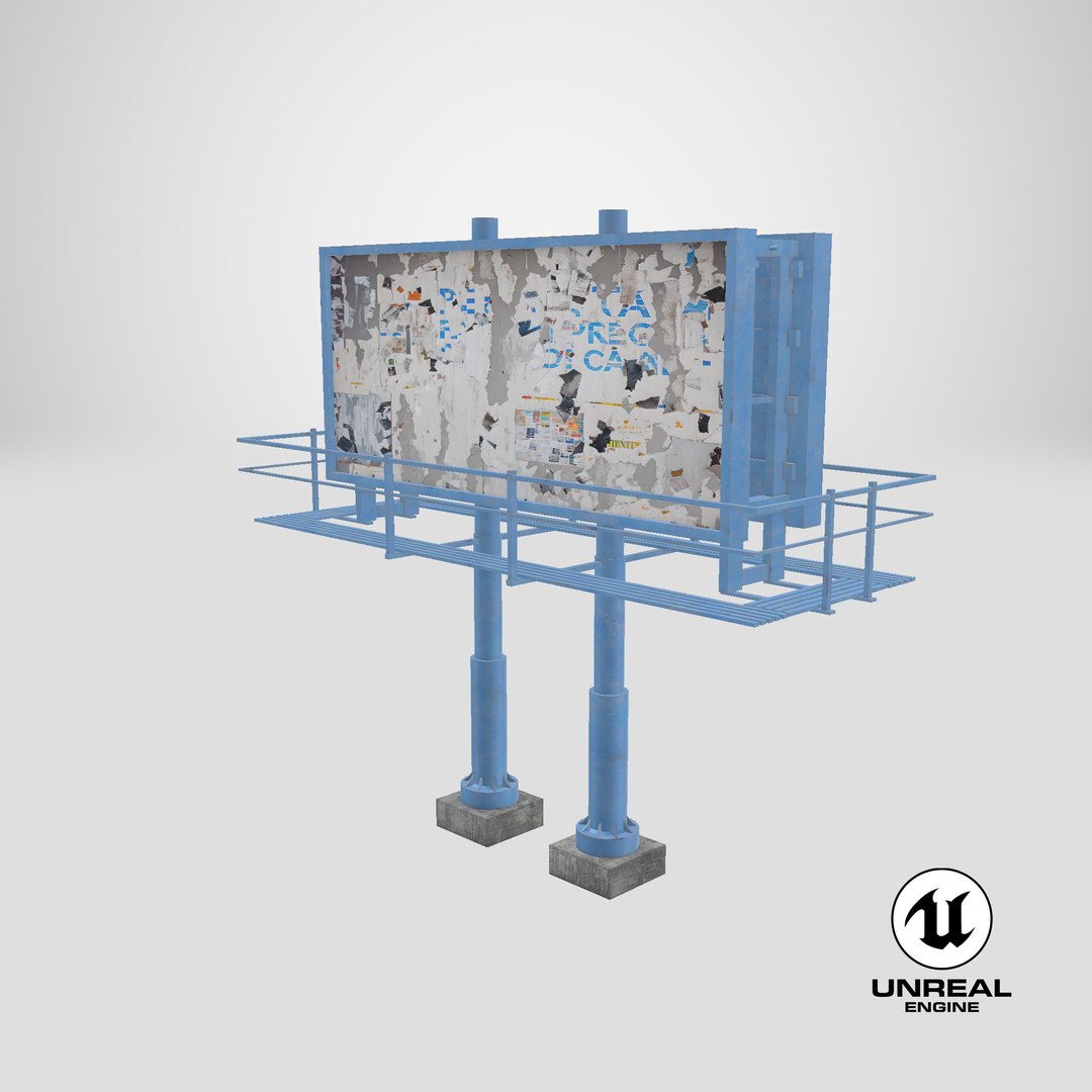 3D Model Billboard 9 - TurboSquid 2109244