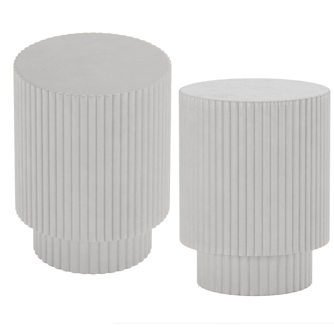 Coffee Side Table West Elm Fluted Odin Model - TurboSquid 1823975