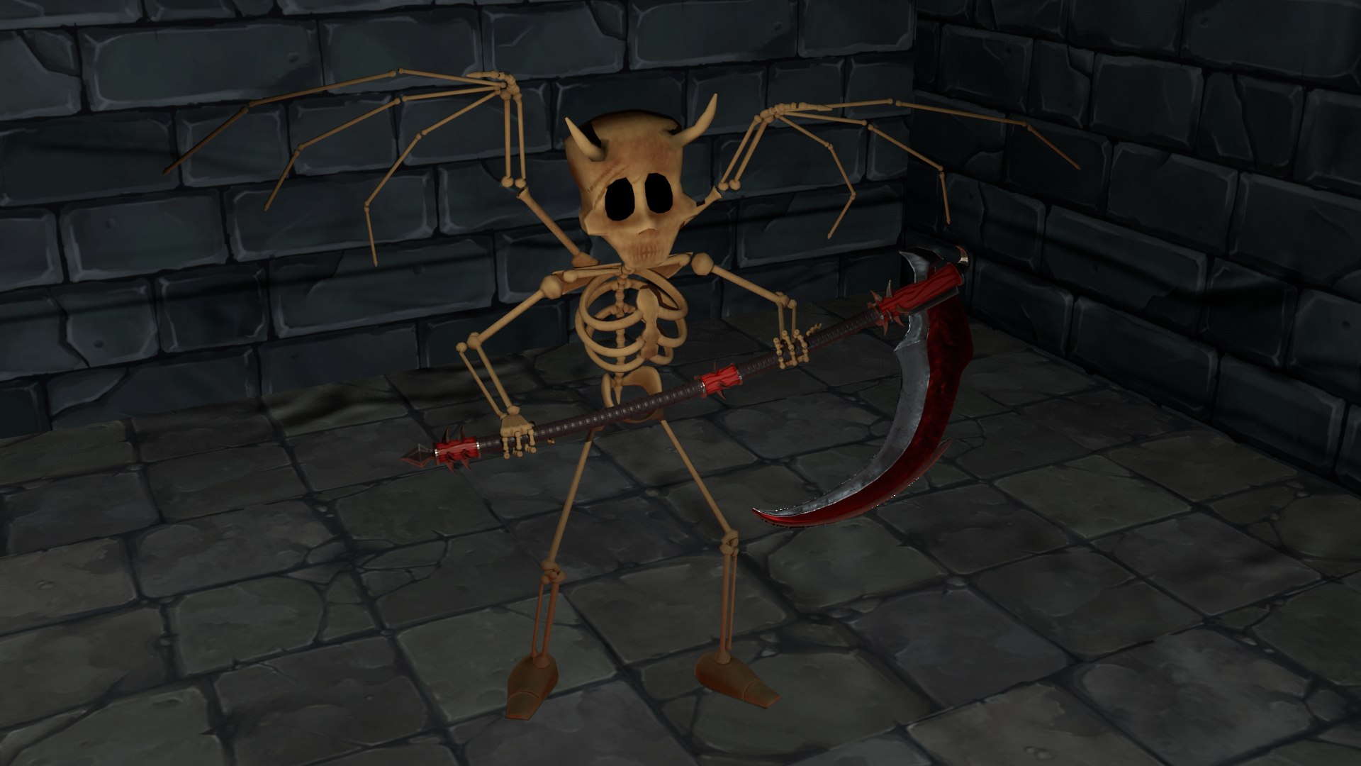 3D EvilSkeletonRig - TurboSquid 1873890