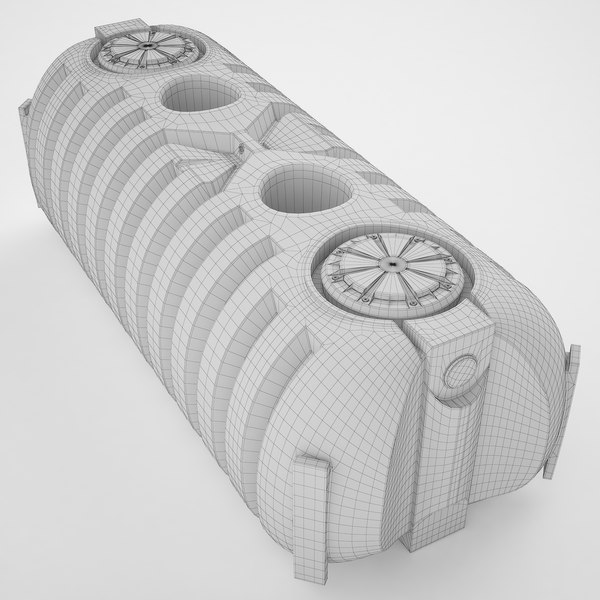 modelo 3d Low Profile Plastic Septic Tank 03 - TurboSquid 2058703