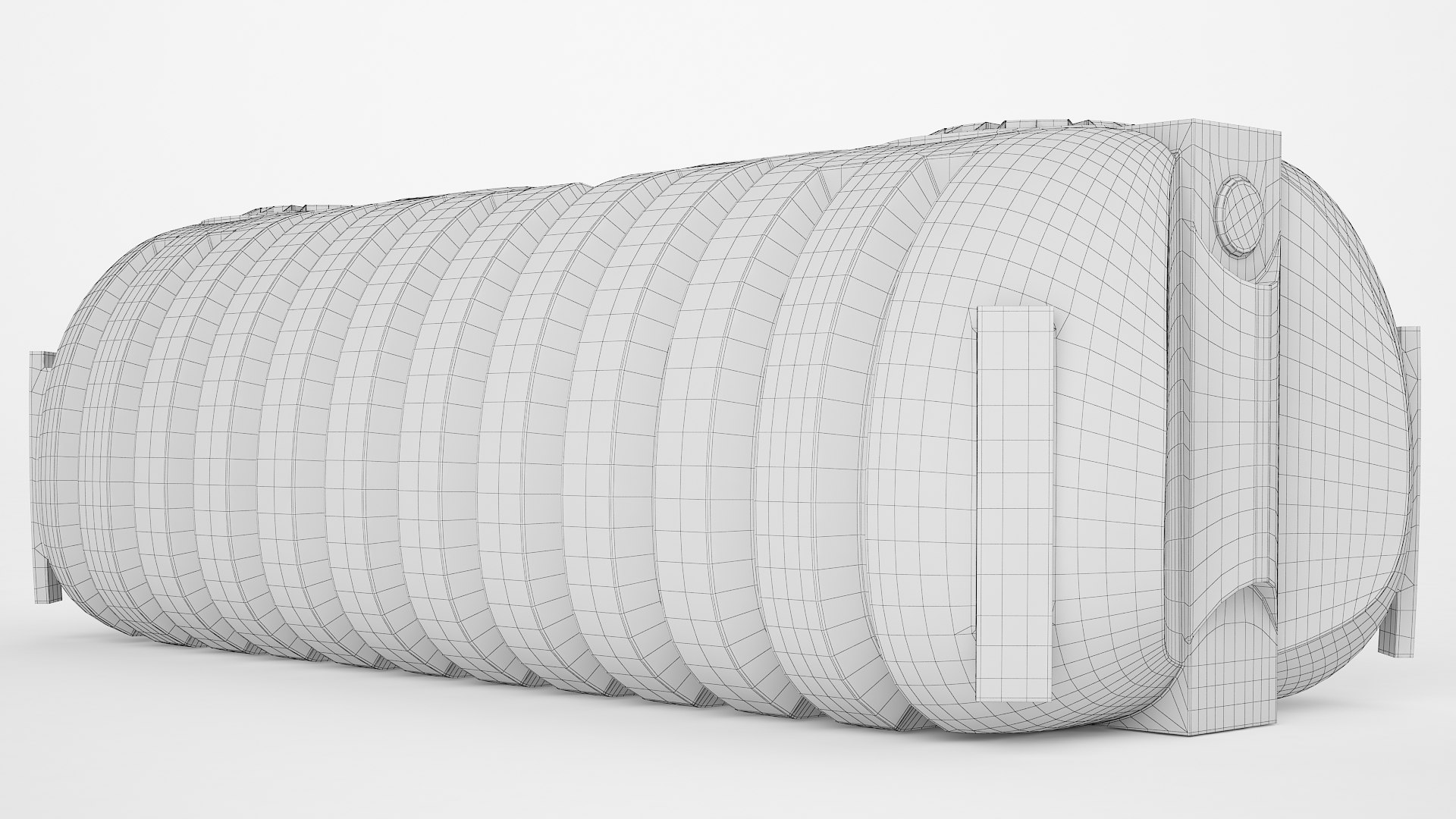 3D Model Low Profile Plastic Septic Tank 03 - TurboSquid 2058703