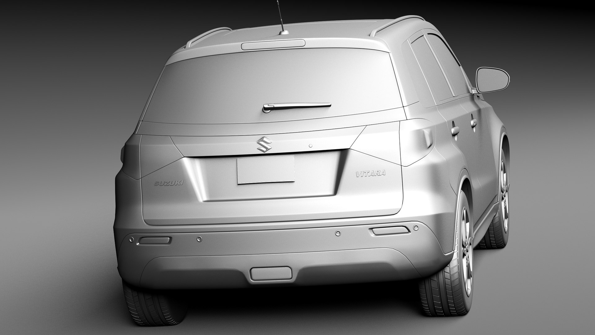 3d 2015 suzuki vitara model