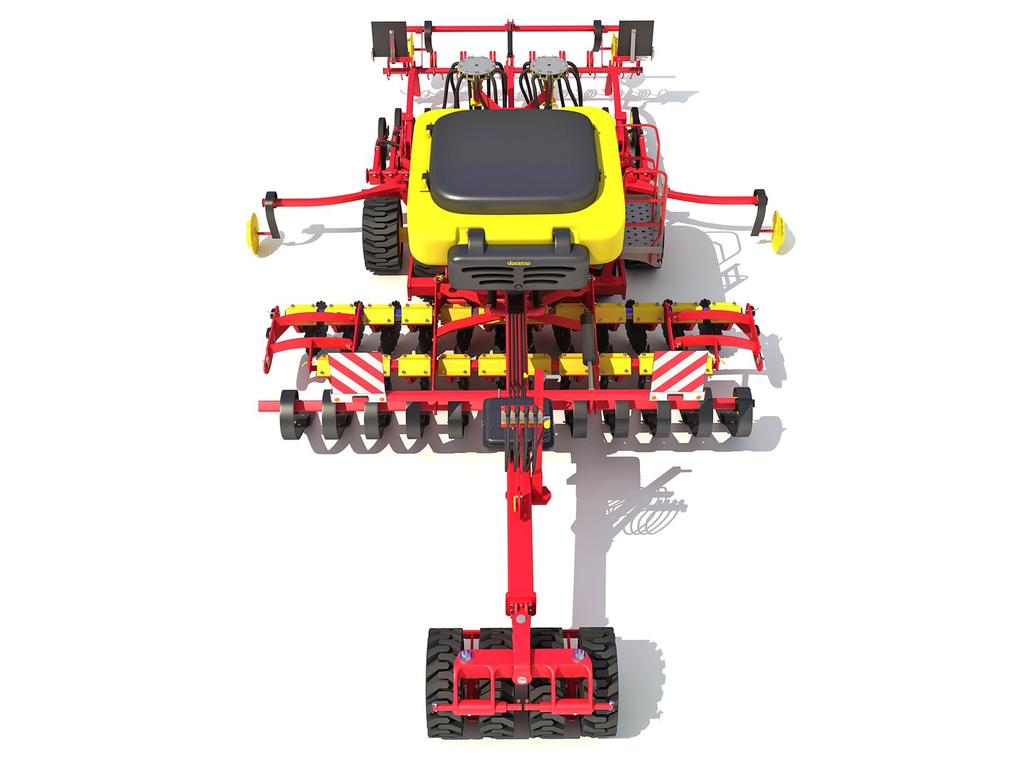 3D Vaderstad Seed Drill Model - TurboSquid 1444604