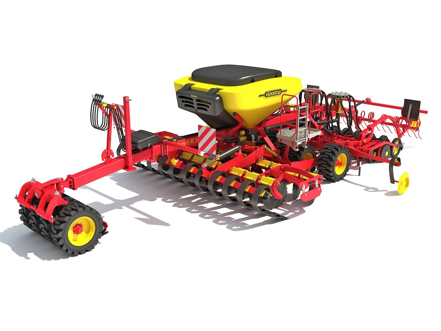 3D Vaderstad Seed Drill Model - TurboSquid 1444604