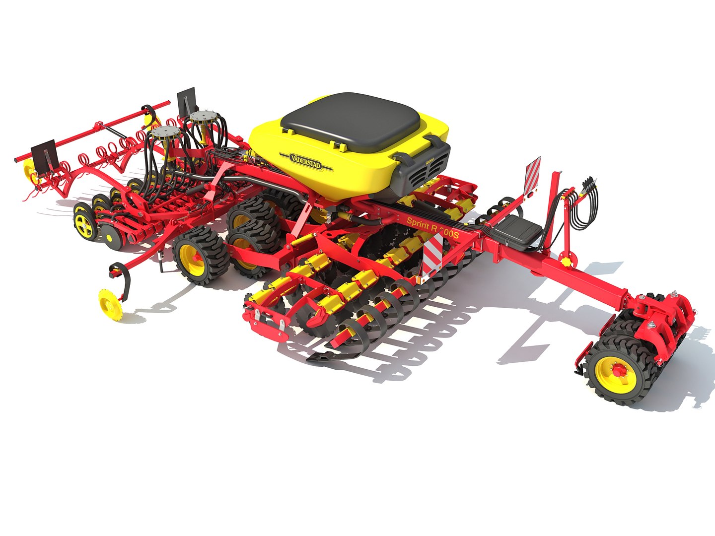 3D Vaderstad Seed Drill Model - TurboSquid 1444604