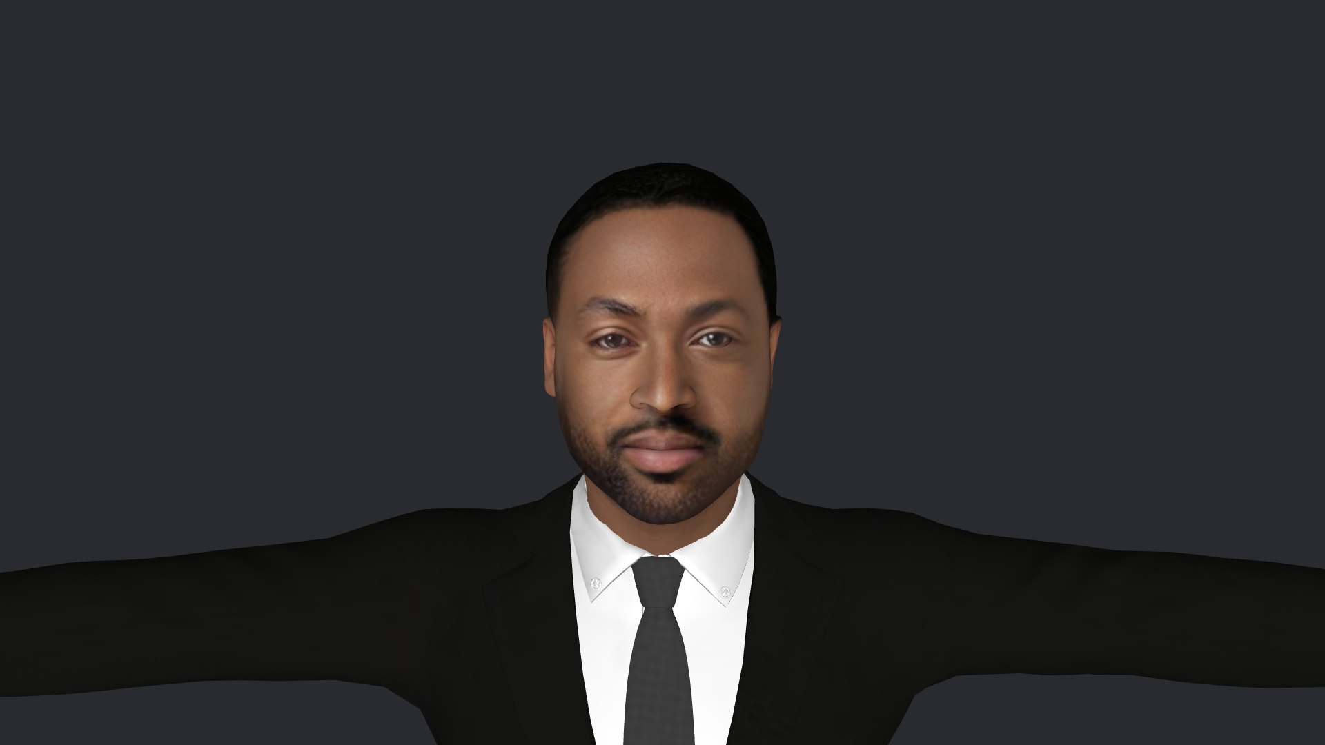 3D Dwyane Wade Hyper Realistic Full Body Fully Rigged Character Model ...