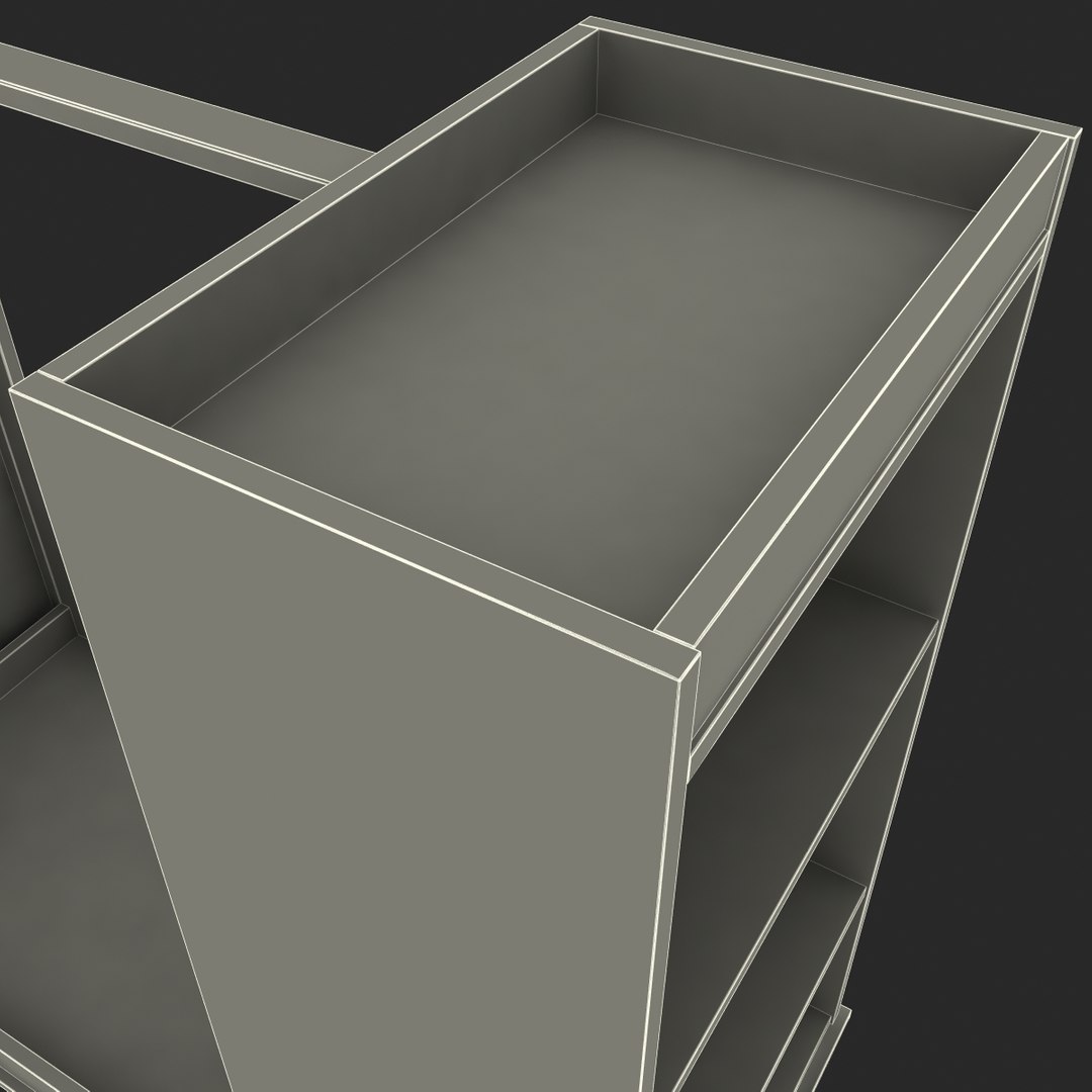 3d model standing craft desk