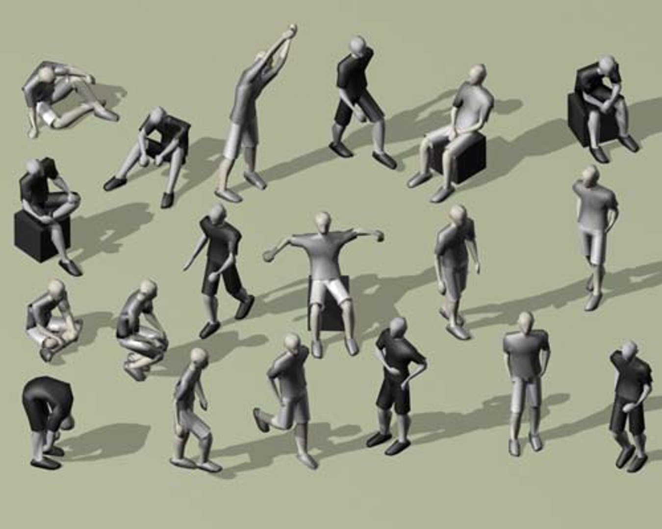 Man People Male 3d 3ds