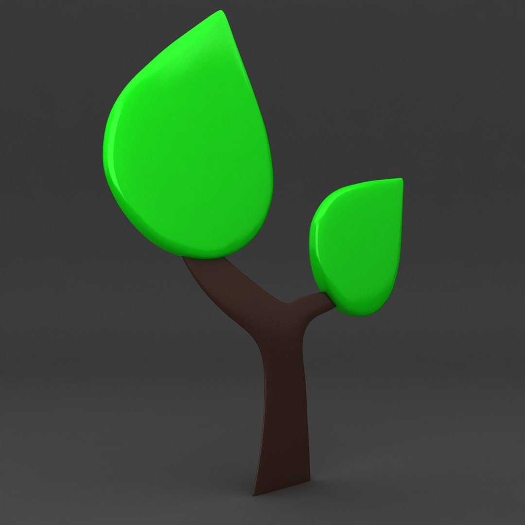3d max cartoon tree