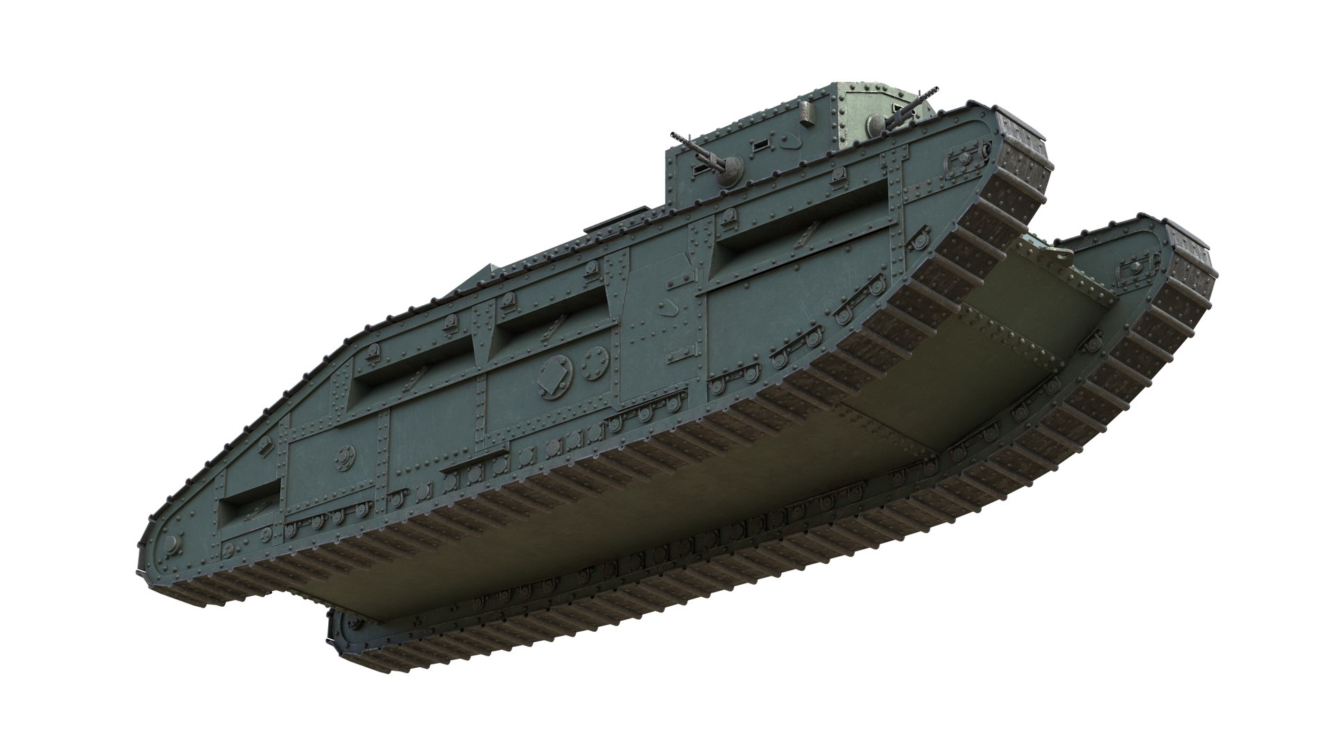 3D Model Medium Mark C Medium Tank - TurboSquid 2353142