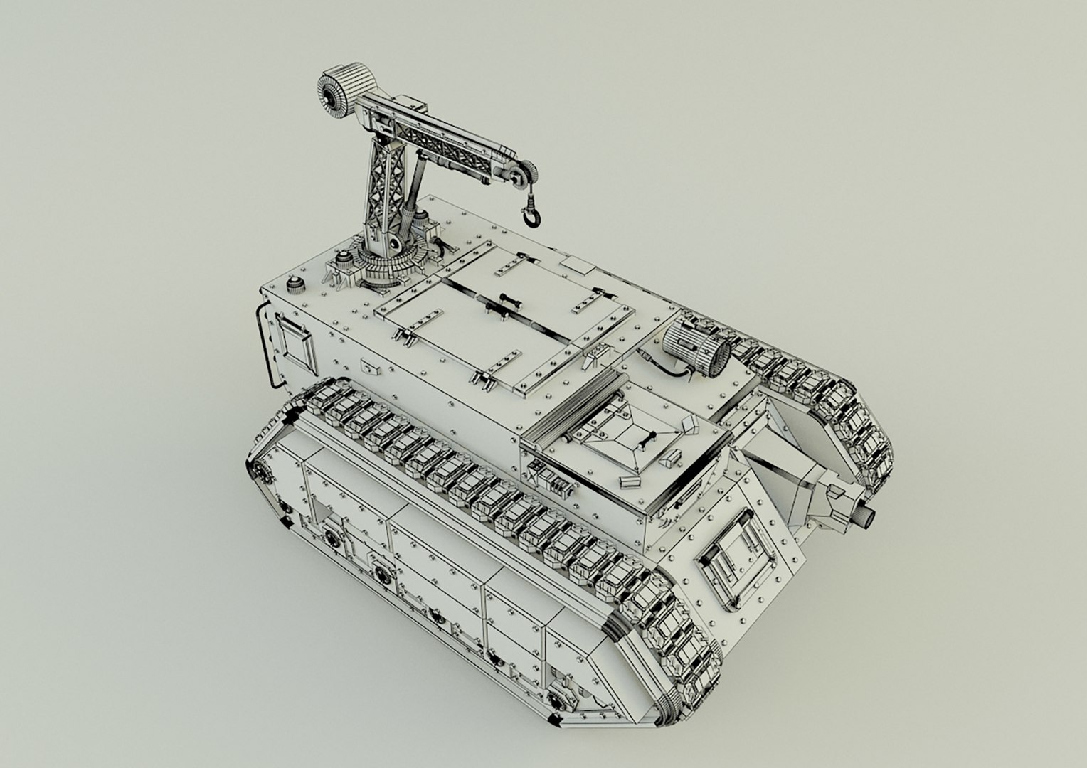 Trojan 412 Tank 3D - TurboSquid 2121639