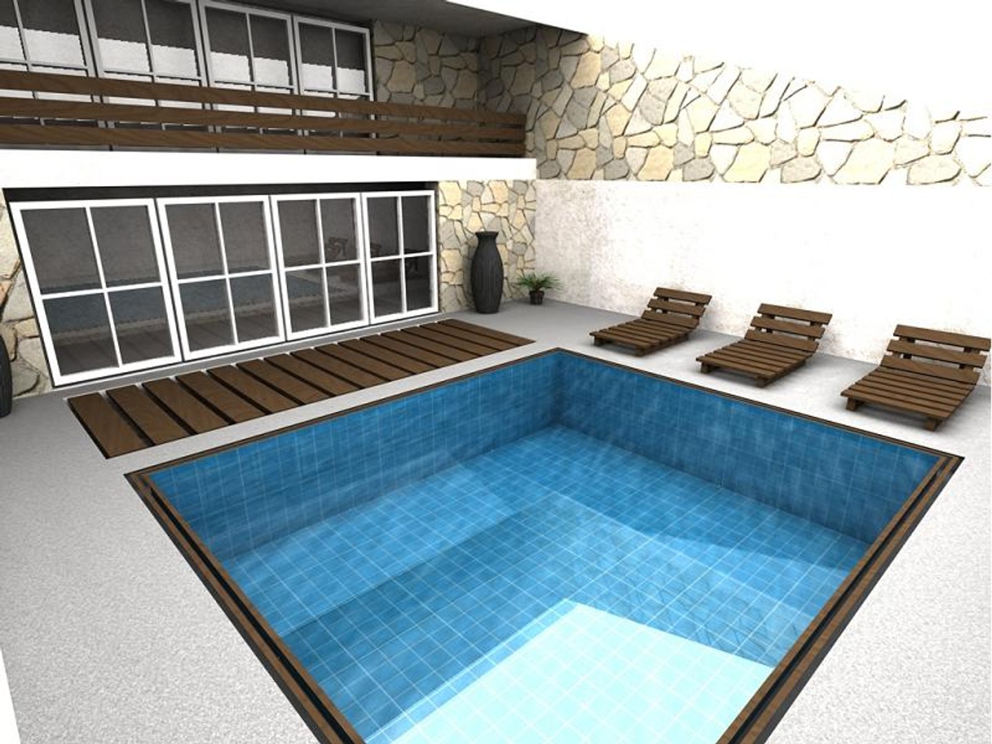 3d pool house