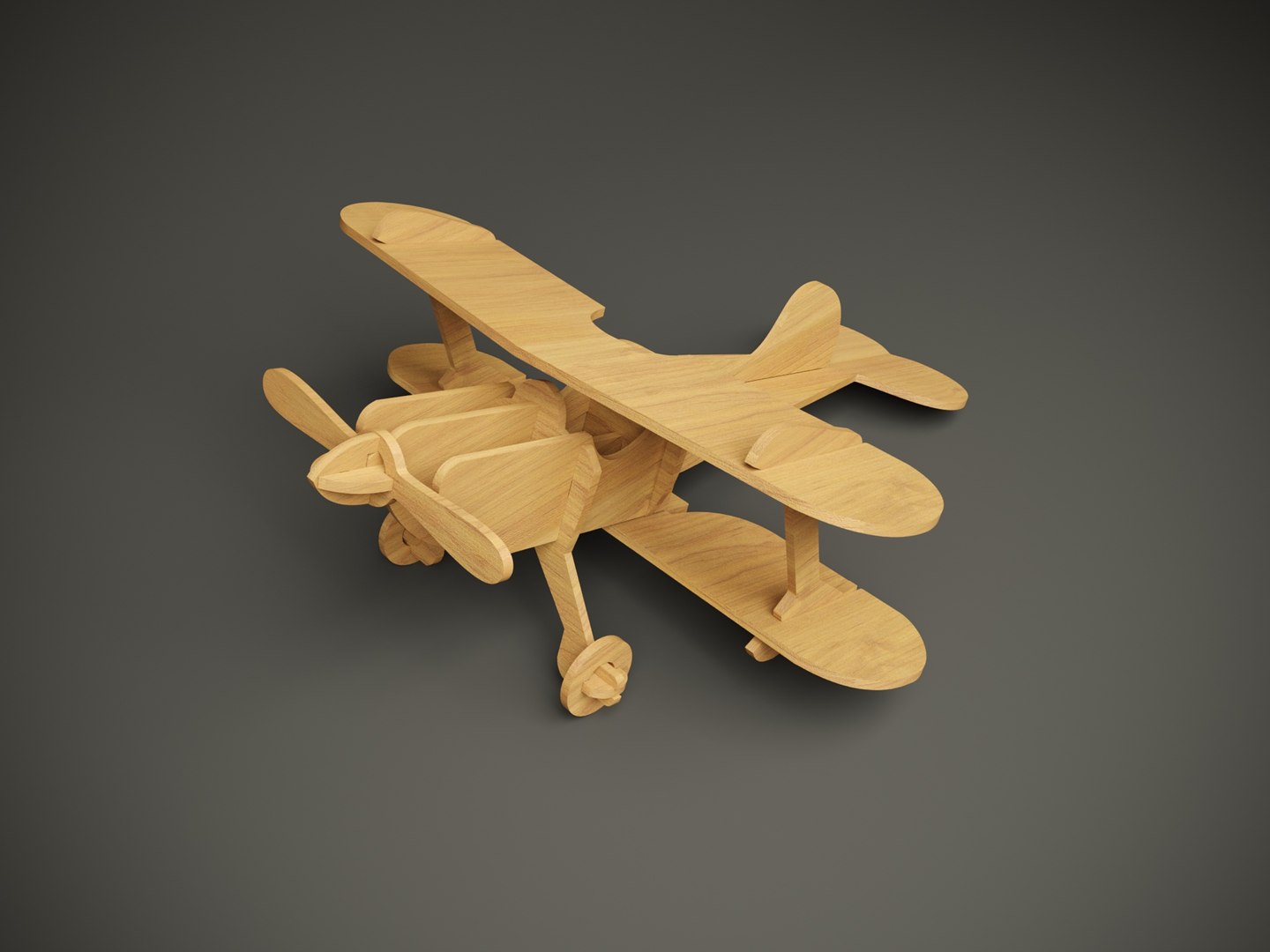 3D Wood Aircraft Model For Cnc Machine - TurboSquid 2011871