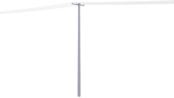 Street Utility Pole 11 3D model - TurboSquid 1864053