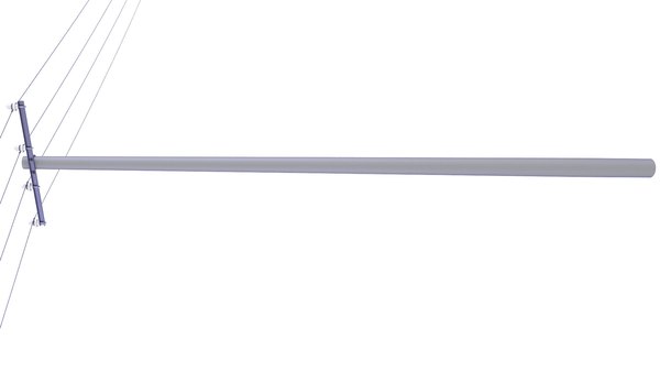 Street Utility Pole 11 3D model - TurboSquid 1864053