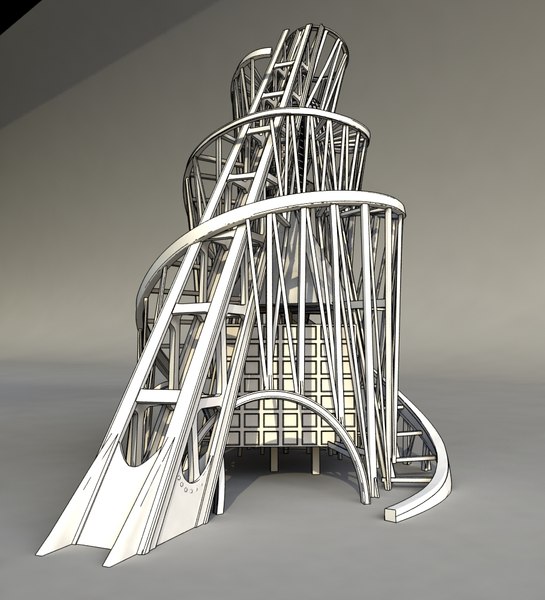monument tower tatlin s 3d model