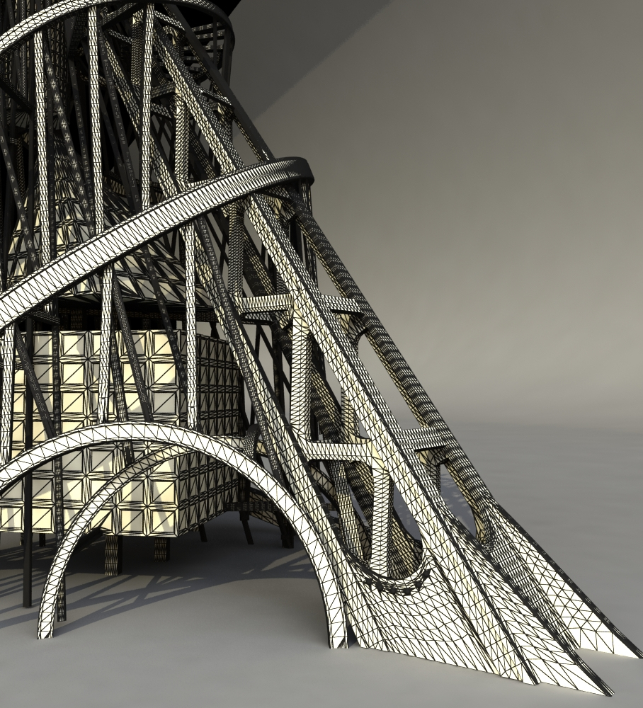 monument tower tatlin s 3d model