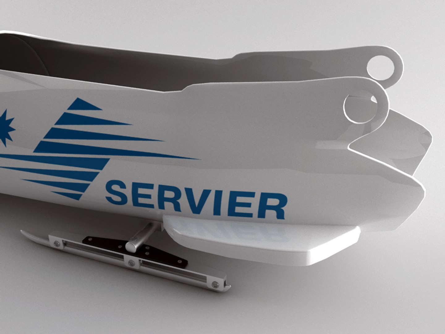 Bobsleigh Sled - Slovakia 3d Fbx