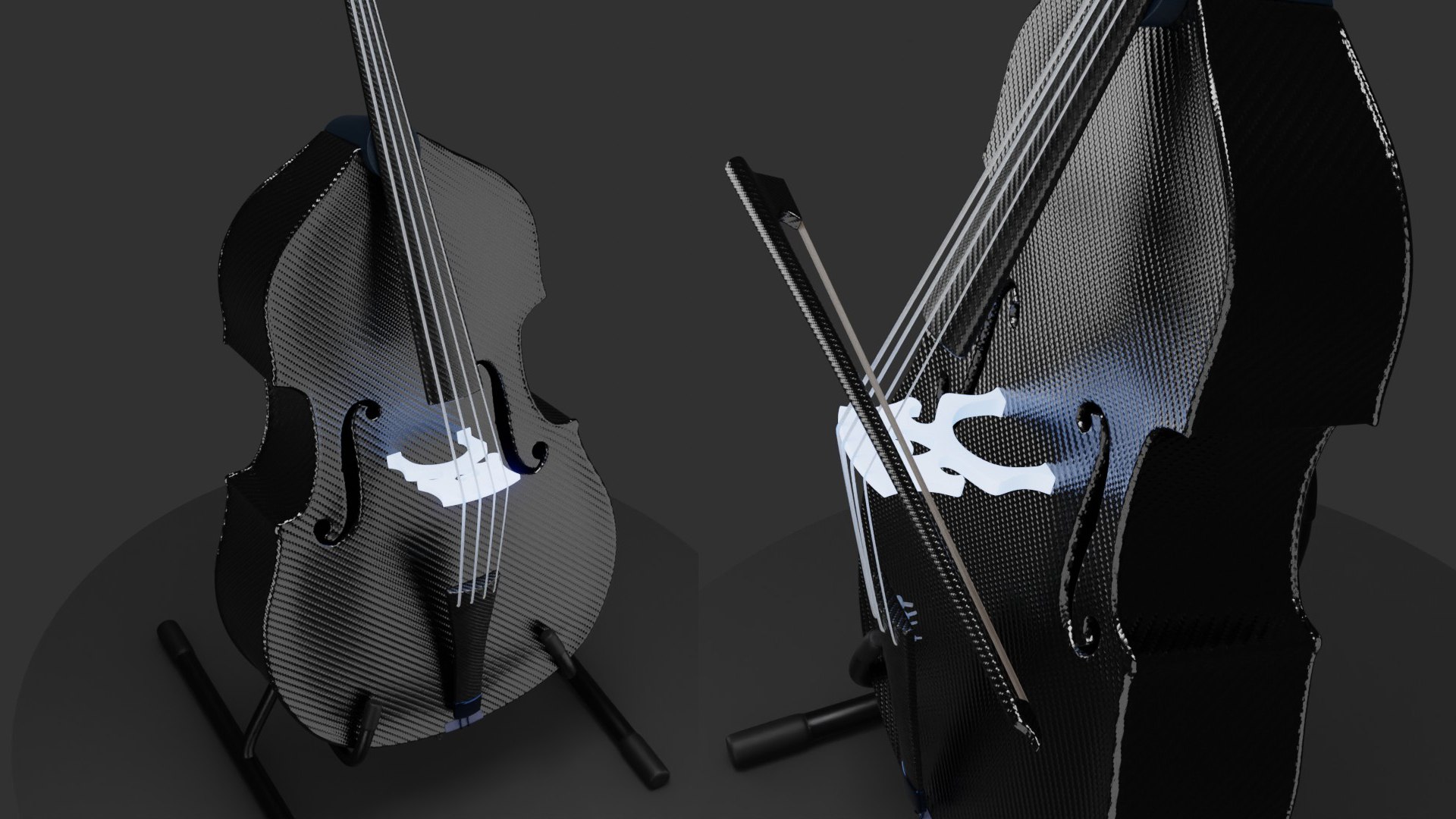 3D Double Bass Model - TurboSquid 1690245