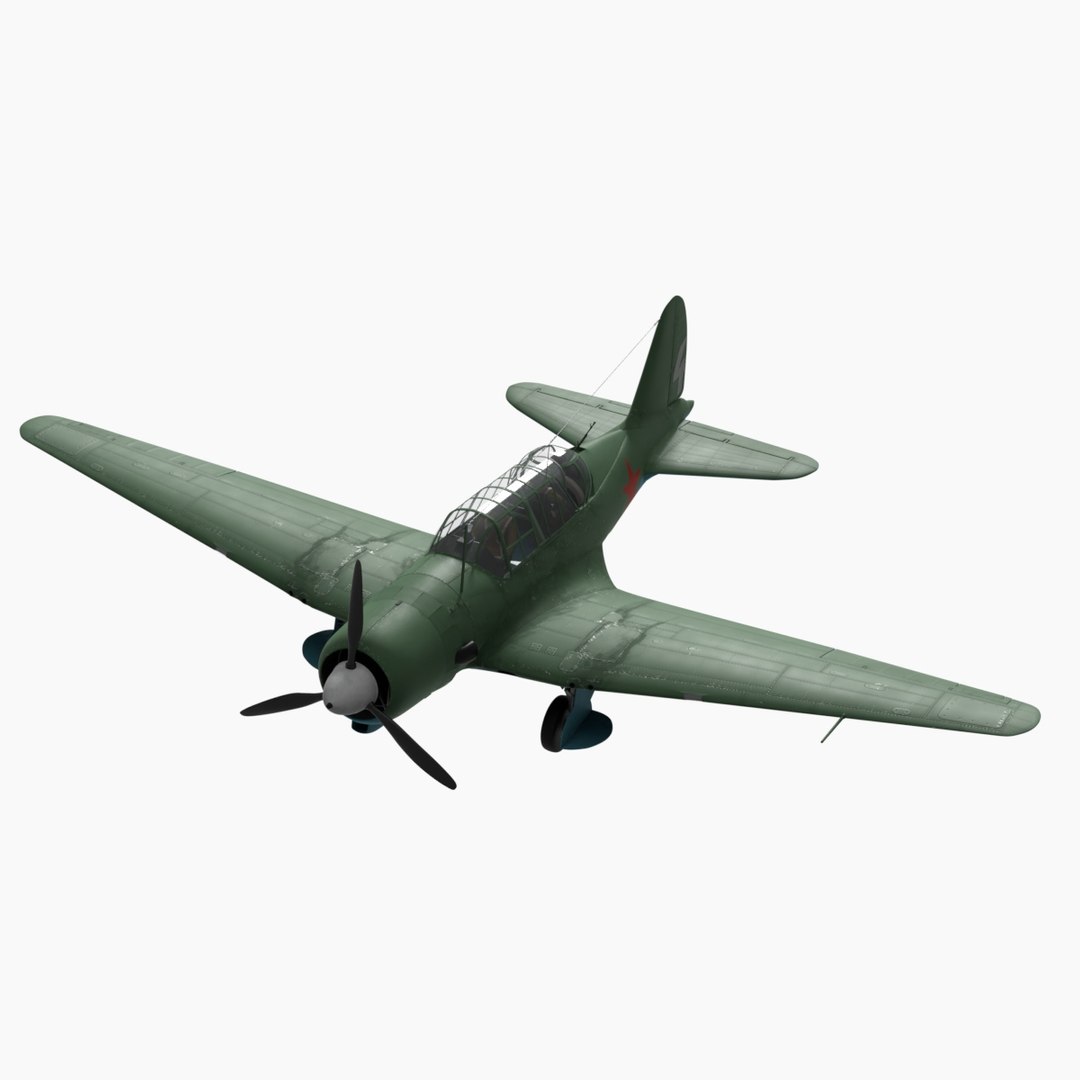 3D model Sukhoi Su-2 - TurboSquid 1841620