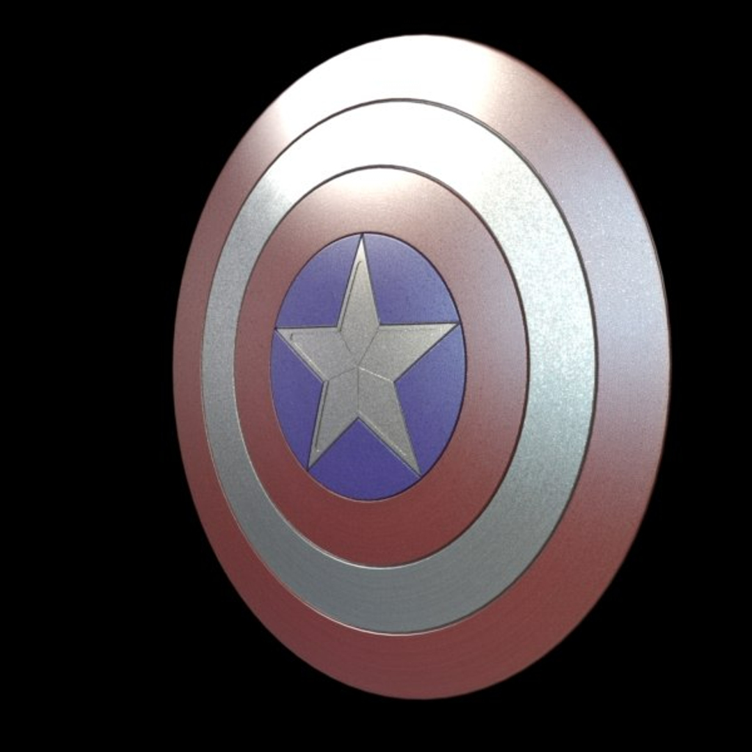 3d Obj Shield Rigged