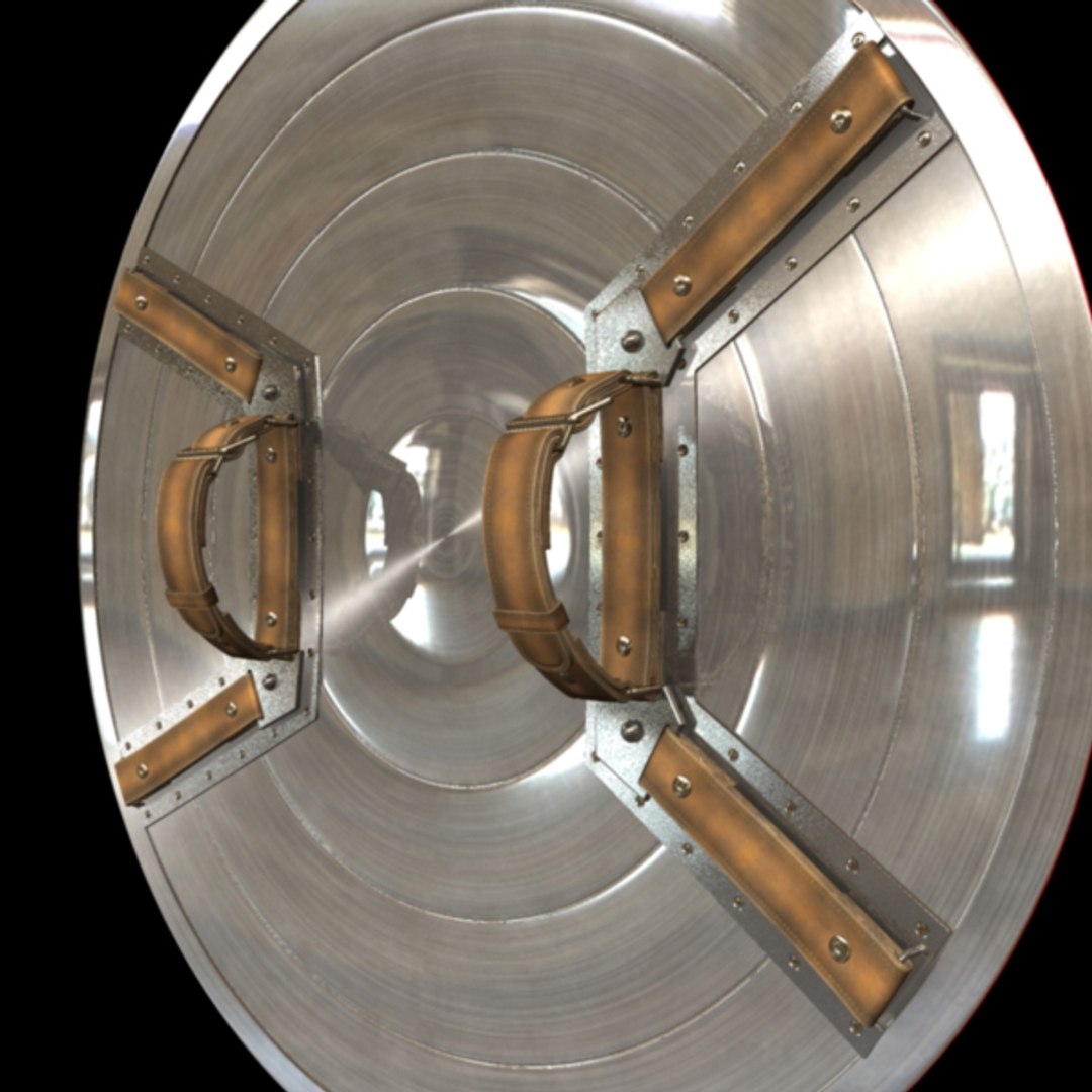 3d Obj Shield Rigged