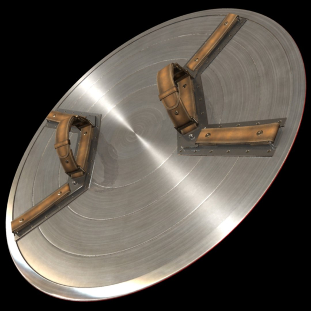 3d Obj Shield Rigged