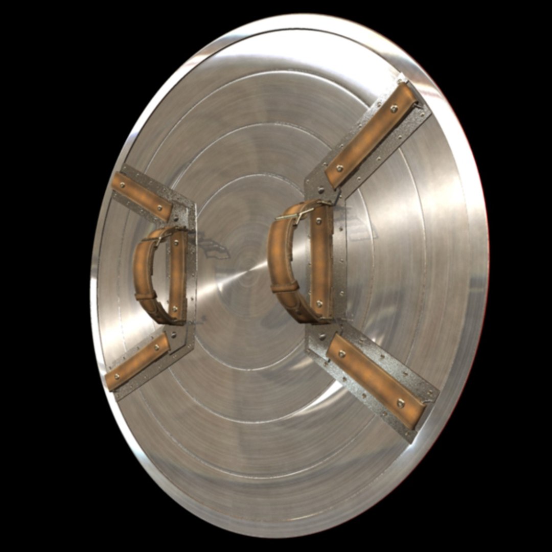 3d Obj Shield Rigged